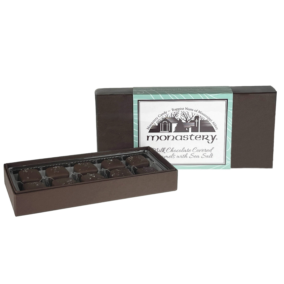 Milk Chocolate-Covered Caramels with Sea Salt (Sampler) – Monastery Greetings