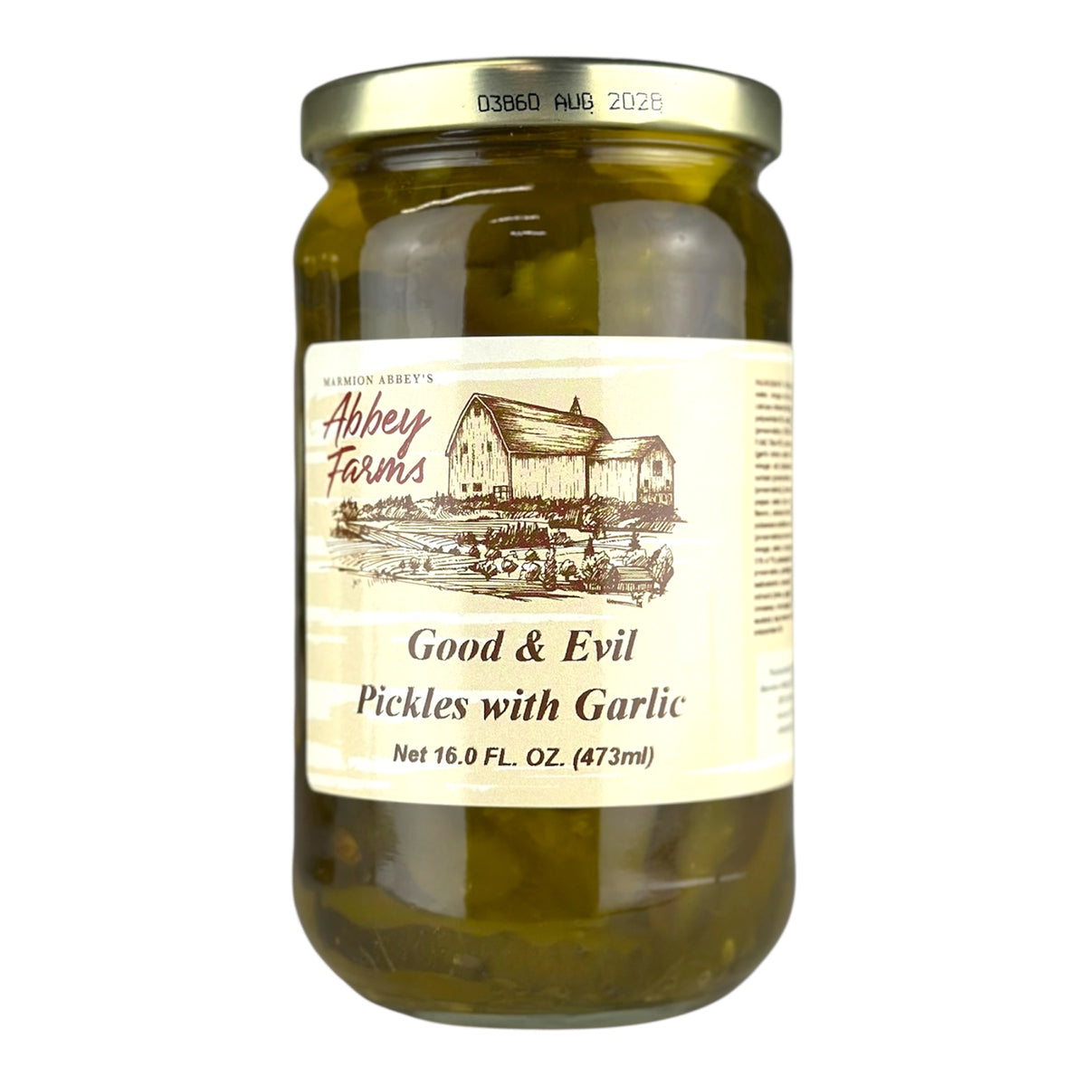 Abbey Farms Good & Evil Pickles with Garlic – Monastery Greetings
