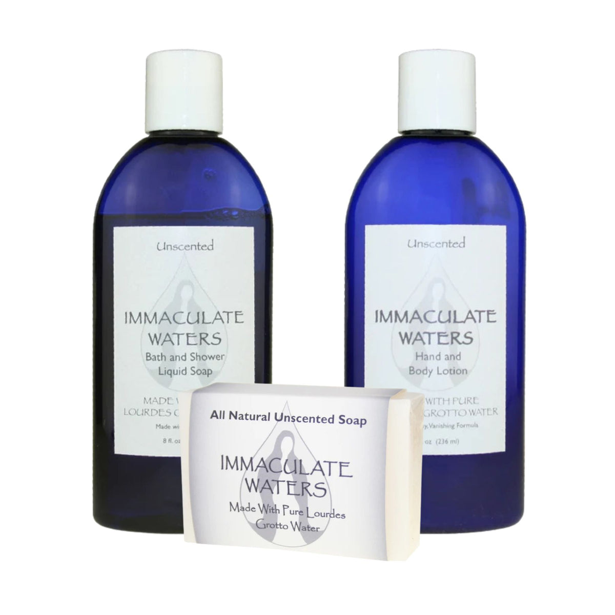 Immaculate Waters Bundle (unscented) – Monastery Greetings