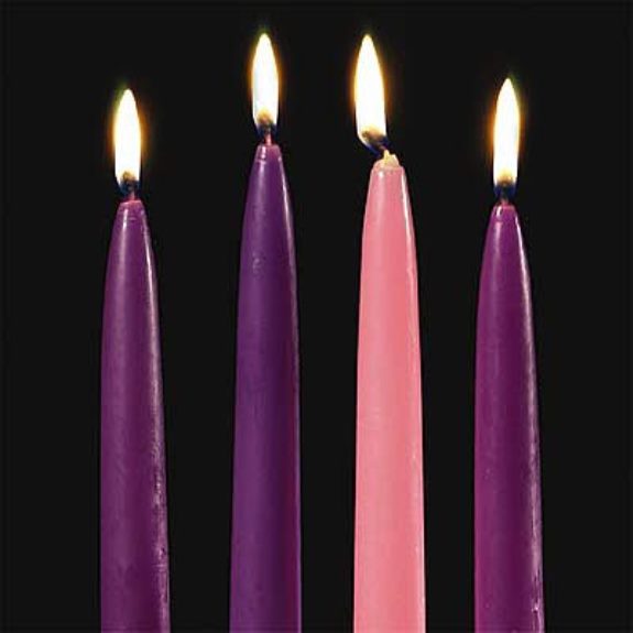 Advent Candles (4 large) – Monastery Greetings