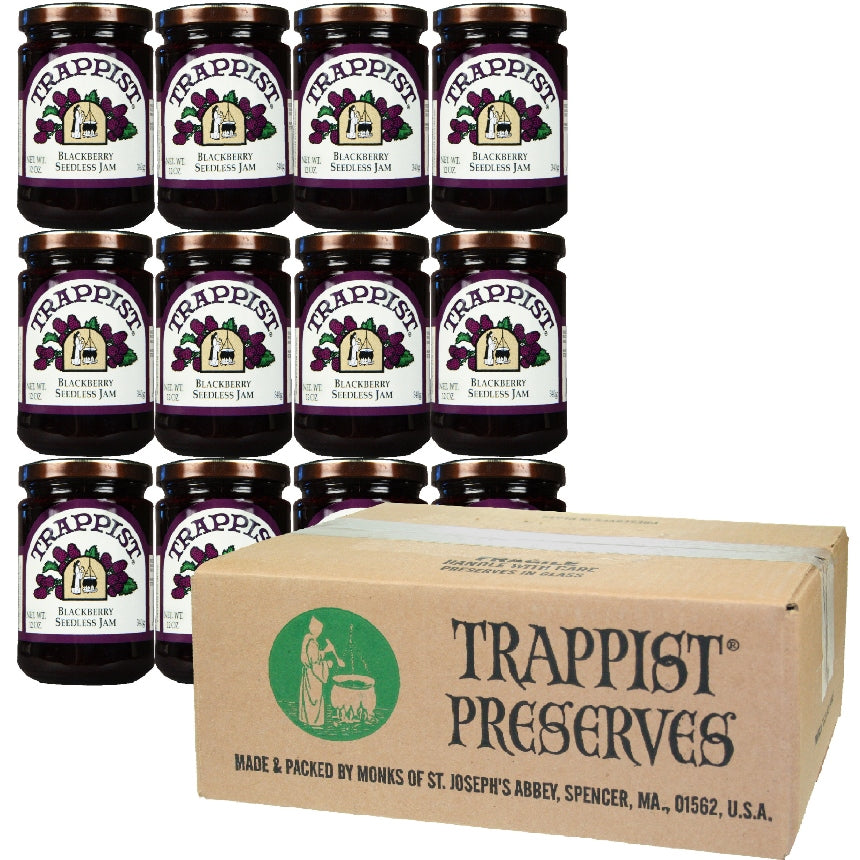 Blackberry Seedless Trappist Jam (12 Pack) – Monastery Greetings