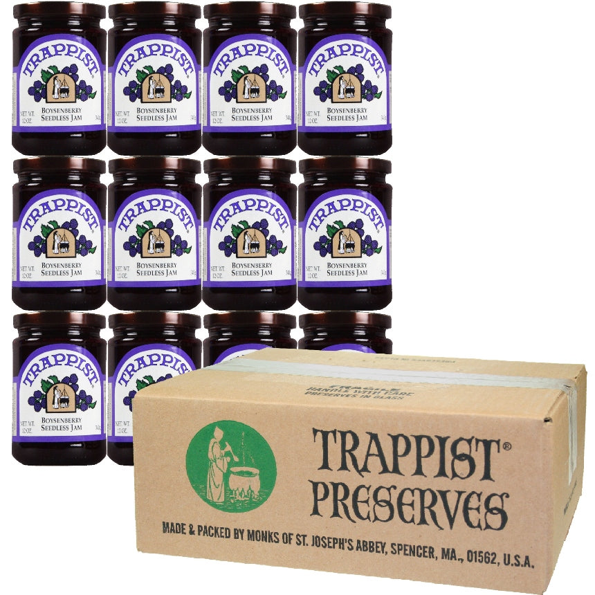 Boysenberry Seedless Trappist Jam (12 Pack) – Monastery Greetings
