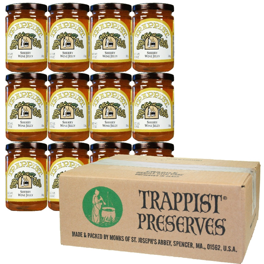 Sherry Wine Trappist Jelly (12 Pack) – Monastery Greetings