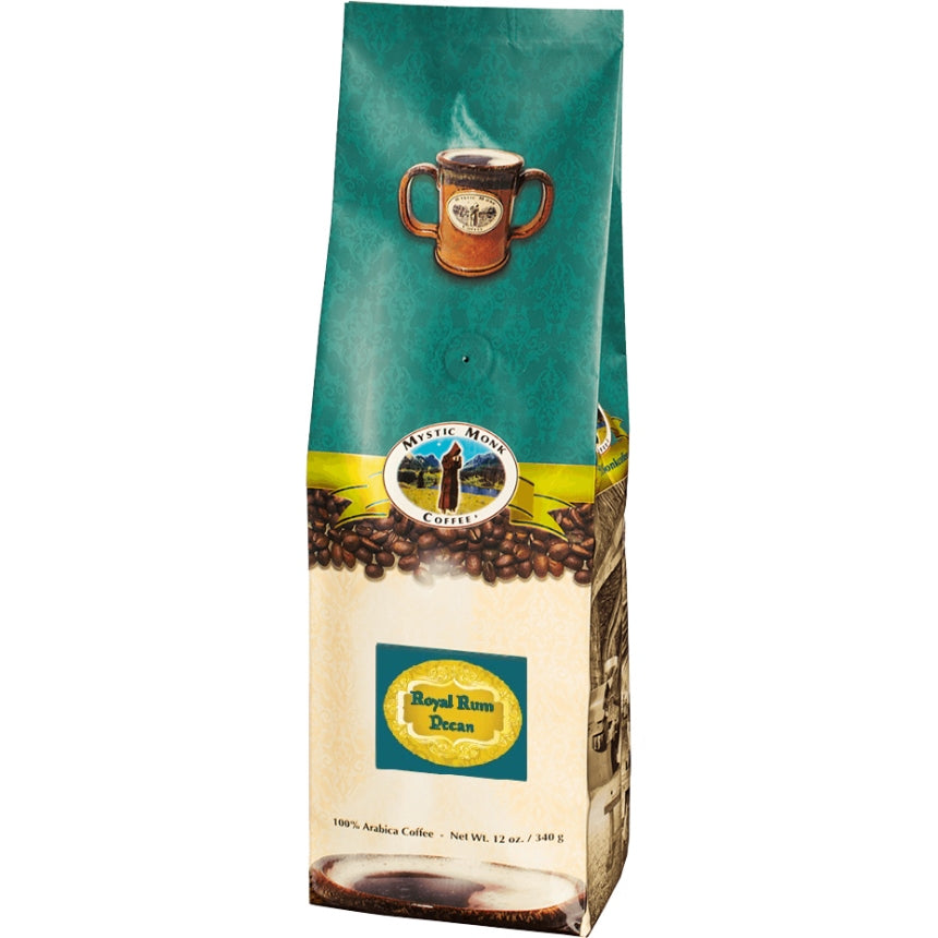 Royal Rum Pecan Coffee (ground) – Monastery Greetings